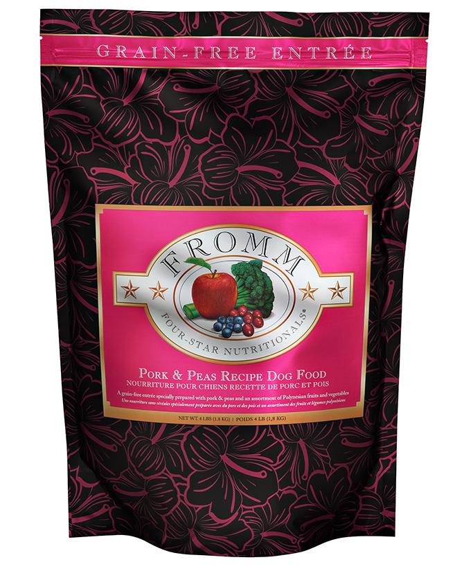 Fromm Family Four Star Grain Free Pork and Peas Recipe Dry Dog Food ...